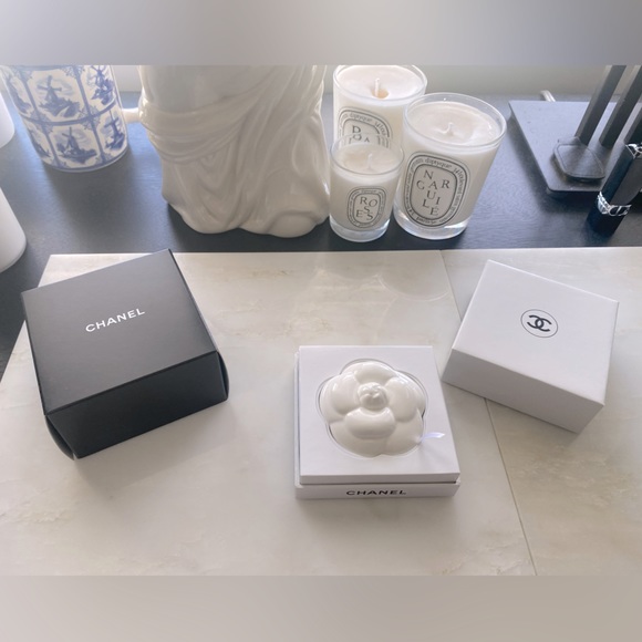 CHANEL | Accents | Chanel Camellia Paper Weight | Poshmark